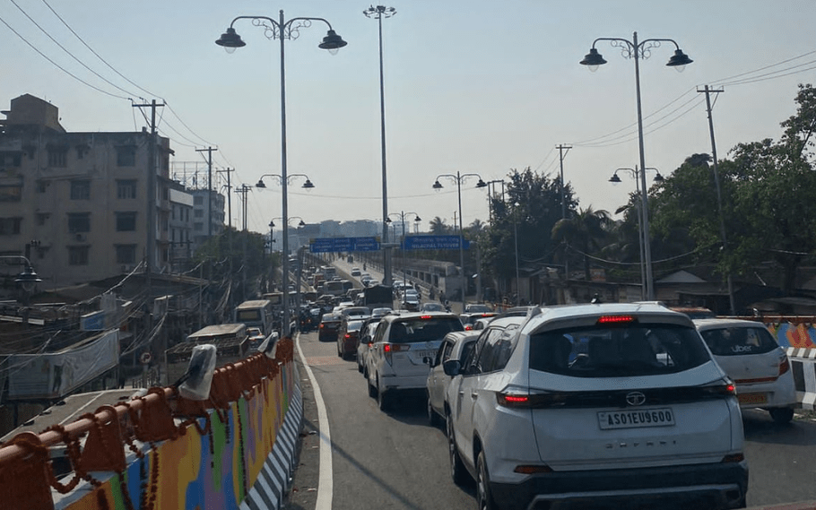 Maligaon Flyover Fails To Reduce Traffic Jams As Citizens Still ...